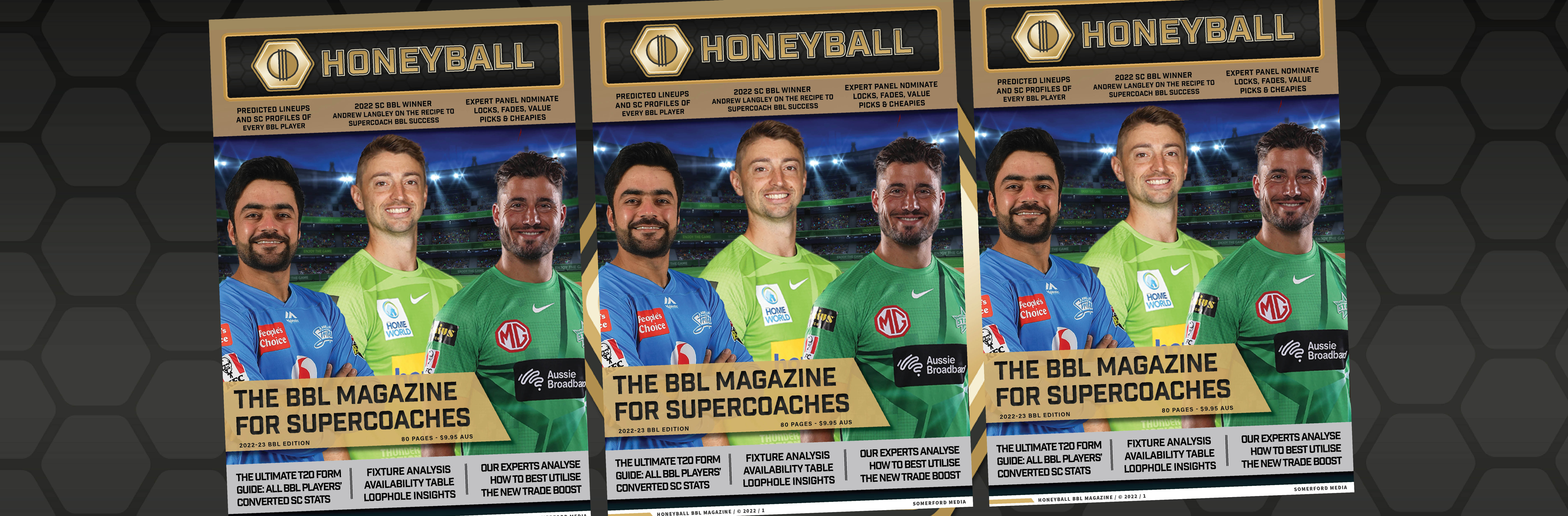 Honeyball's SuperCoach BBL magazine is on sale, for only $9.95 - Honeyball